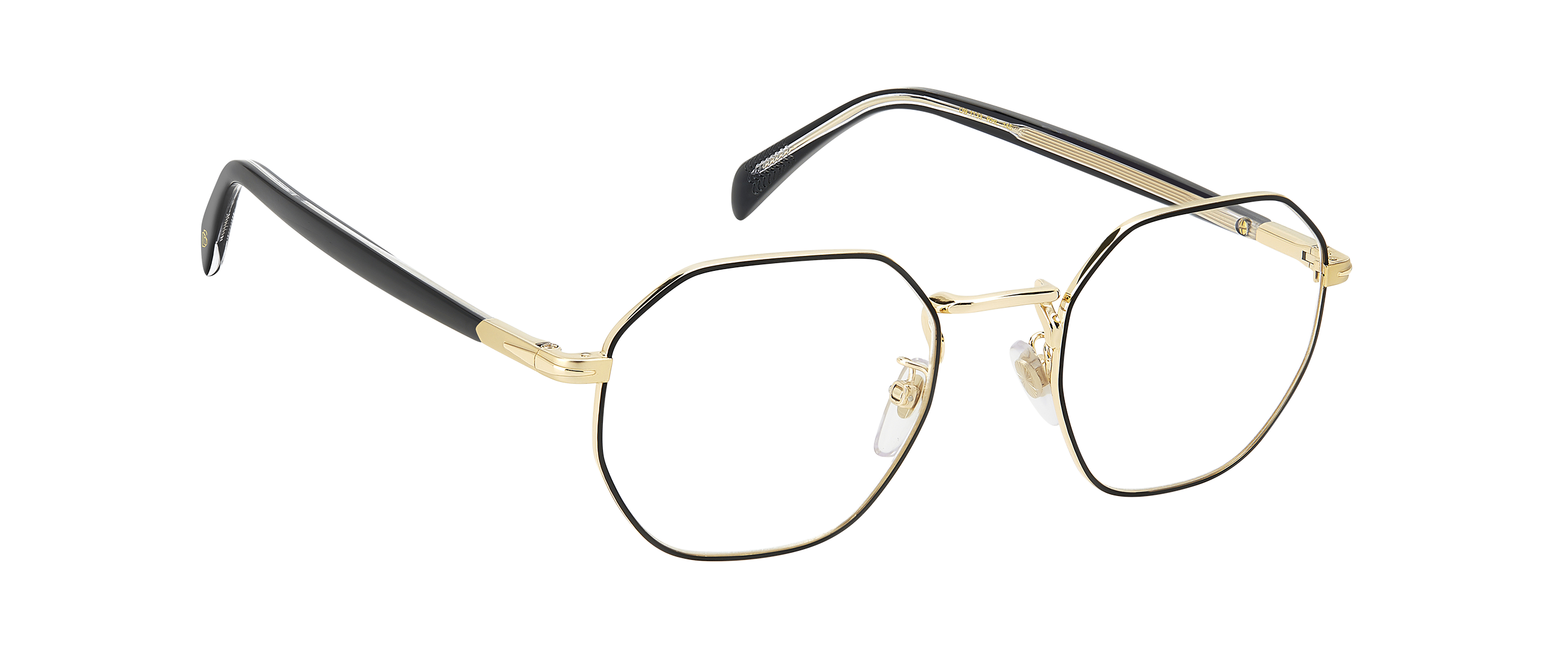 DB 1133 - Gold Black_ - Frames - 107371 – EYEWEAR by DAVID BECKHAM