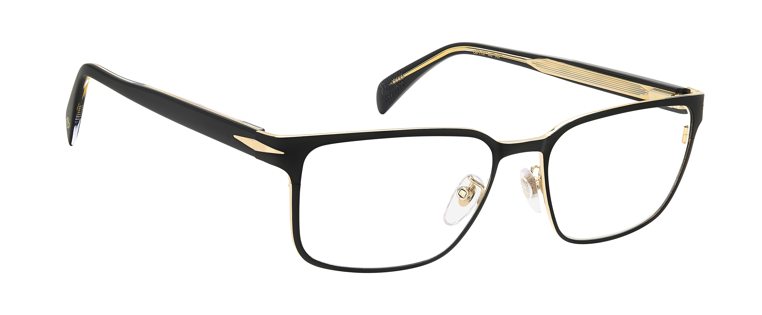 DB 1137 - Matte Black Gold - Frames - 107379 – EYEWEAR by DAVID BECKHAM