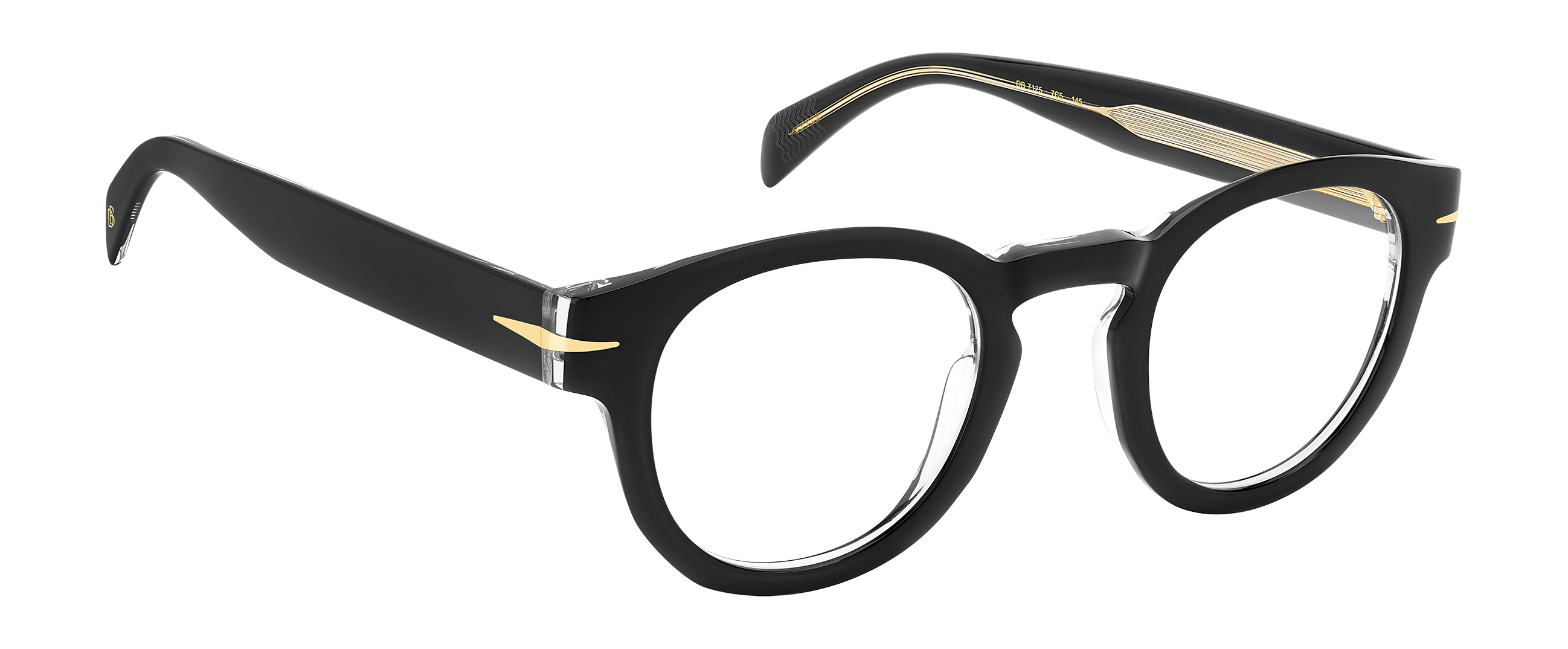 DB 7125 - Black Crystal - Frames - 107925 – EYEWEAR by DAVID BECKHAM