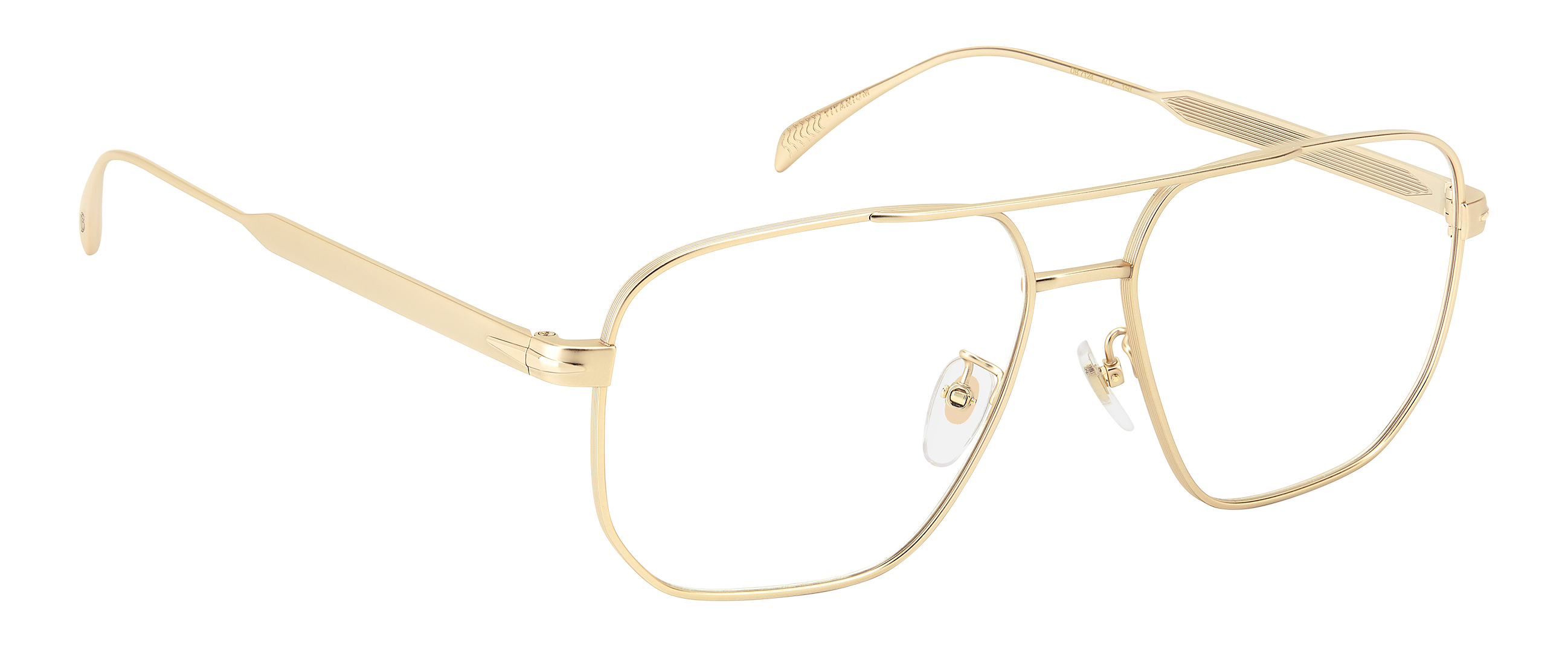 DB 7124 - Matte Gold - Frames – EYEWEAR by DAVID BECKHAM