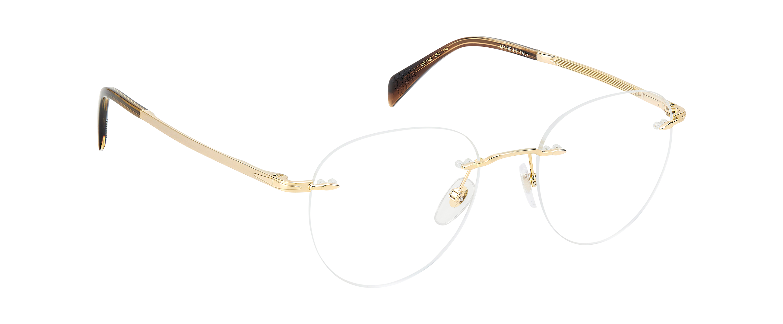 DB 1166 - Gold - Blue Mirror - 108671 – EYEWEAR by DAVID BECKHAM