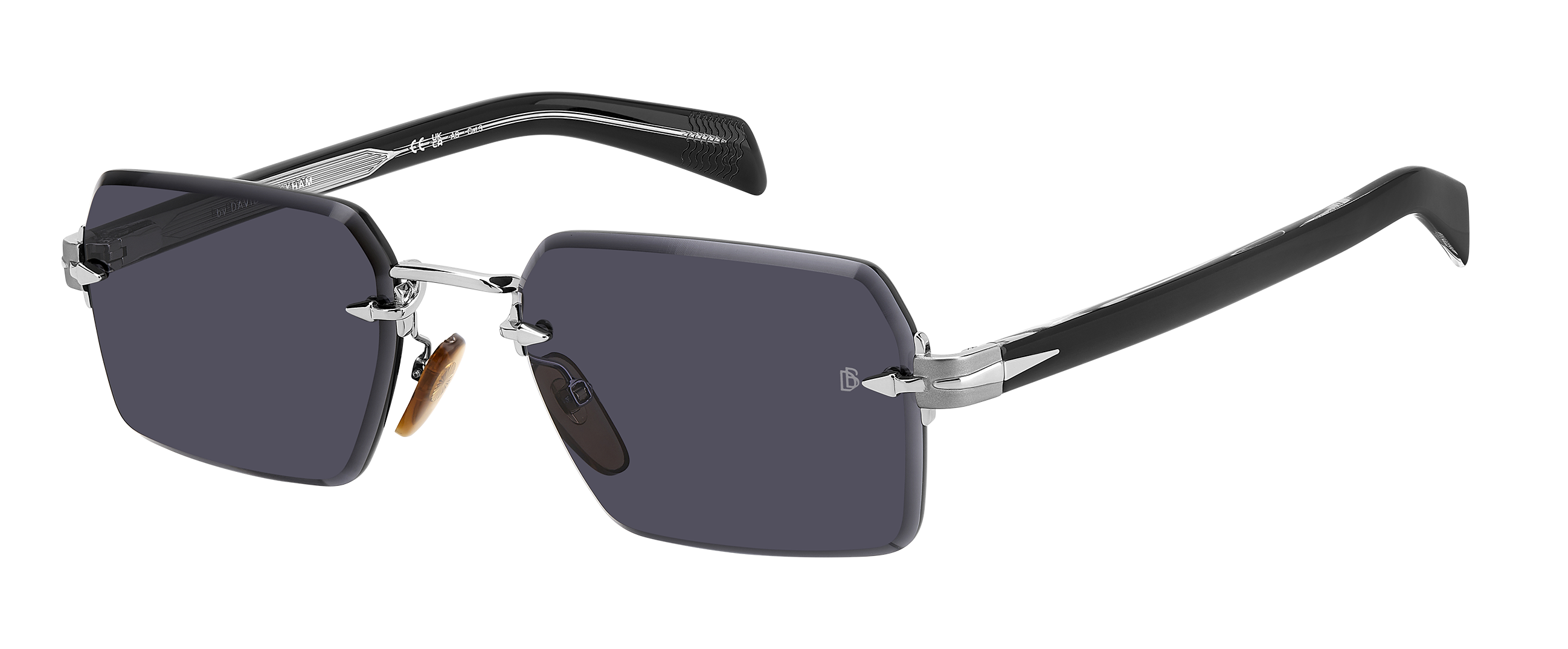 DB 7109/S - Ruthenium Black - Grey - 206169 – EYEWEAR by DAVID BECKHAM